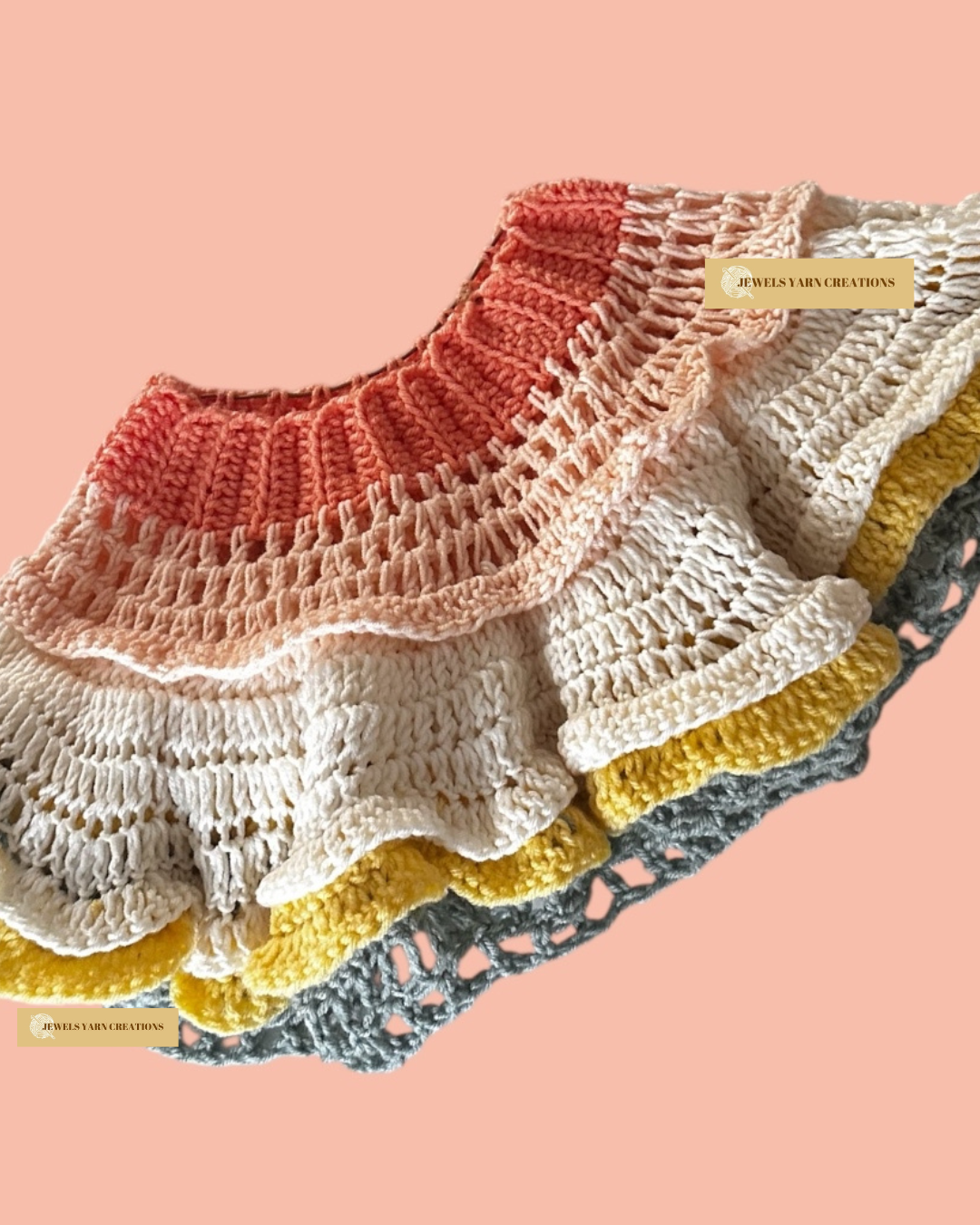 Wavy Wave Skirt- Cover Up – Jewels Yarn Creations